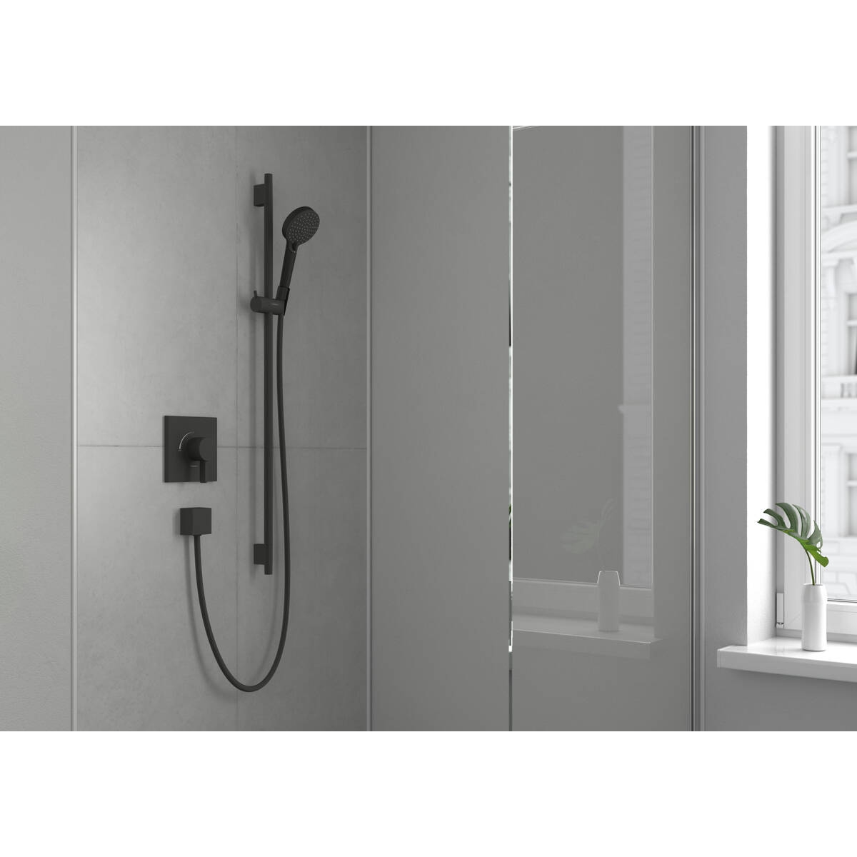 Buy Hansgrohe - 26455671 - FixFit Wall Outlet Square with Check Valves ...