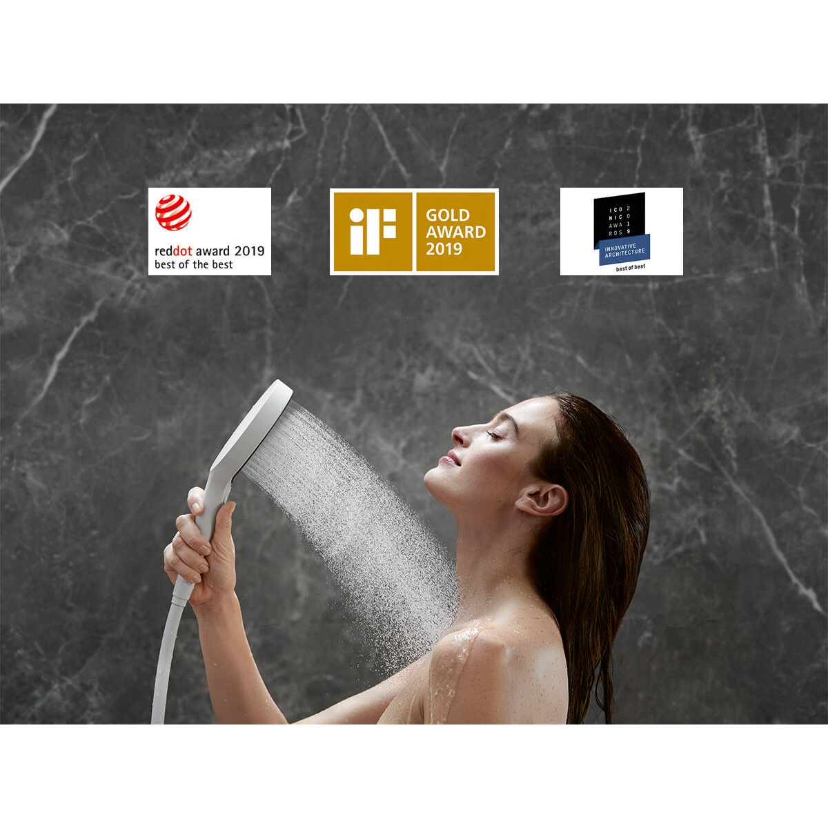 Buy Hansgrohe - 26865001 - Rainfinity Handshower 130 3-Jet, 1.75 GPM in ...