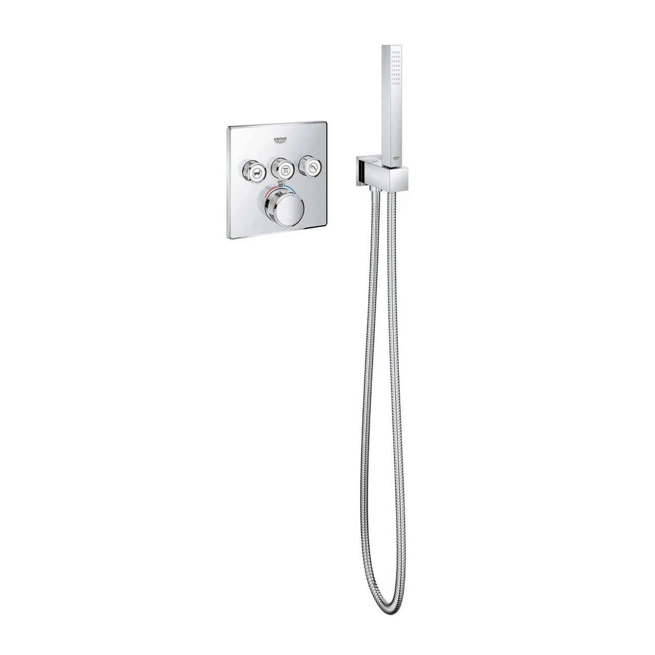 Buy GROHE-29142000 GROHTHERM SMARTCONTROL THIPLE FUNCTION THERMOSTATIC ...