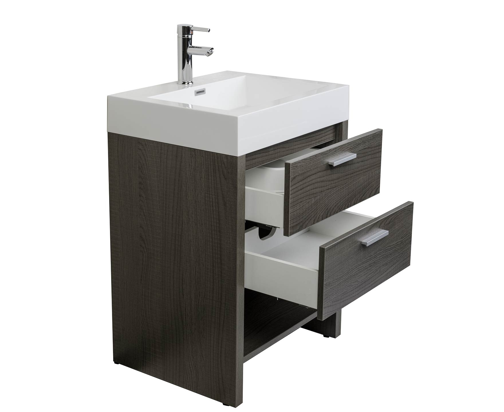 Buy Mula 23.5 Inch Modern Bathroom Vanity Espresso RS-L600-WG RS-L600 ...
