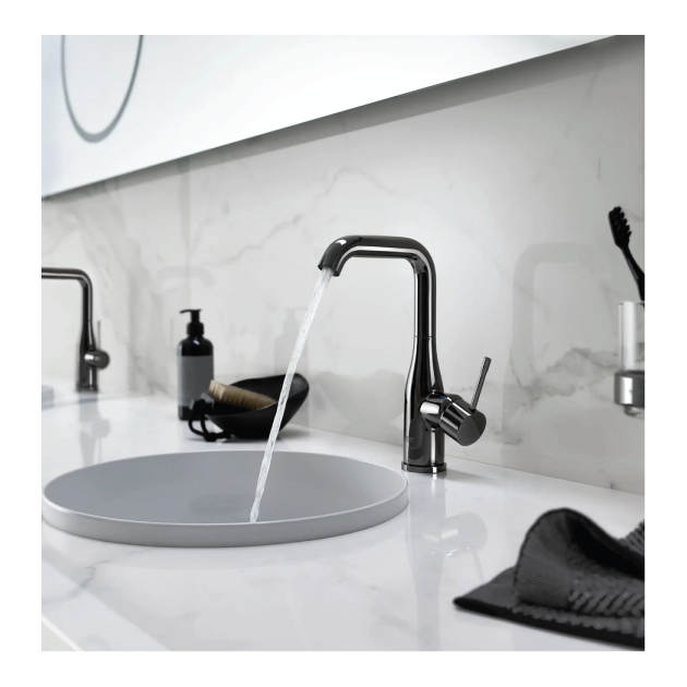 Buy Grohe 23486A0A ESSENCE Single Hole Single-Handle L-Size Bathroom ...